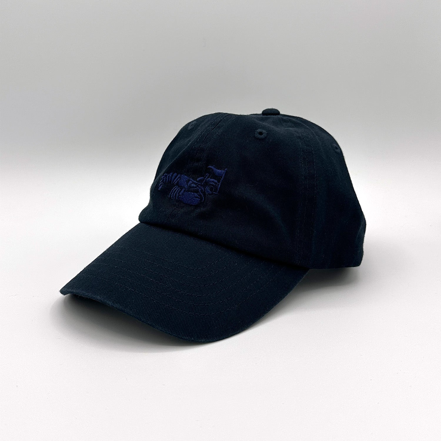 Lobster Cap Navy (Washed Classic Dad’s Cap) [HWCM004] – Yellow Lobster