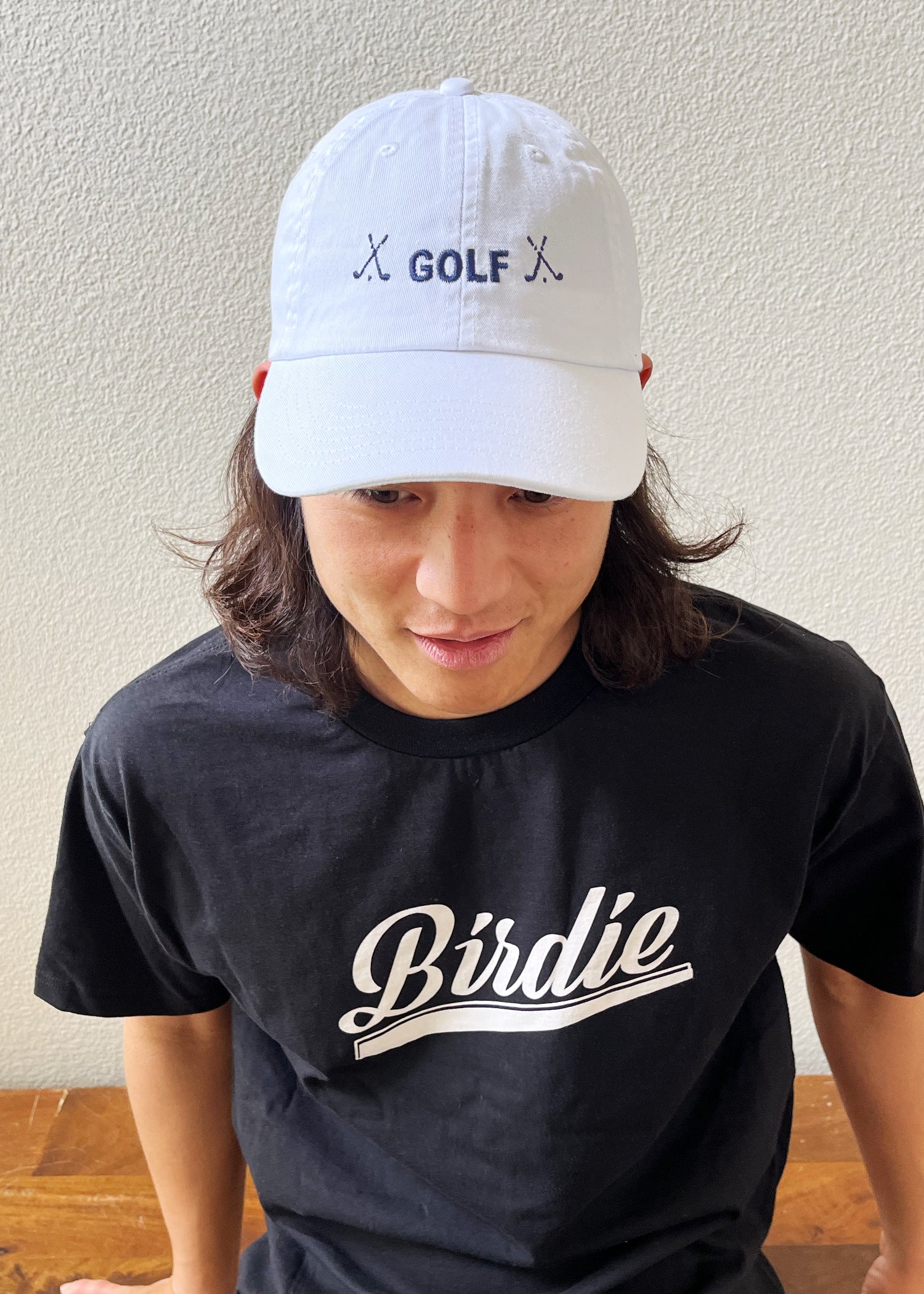 SC Golf Cap H White (Washed Classic Dad’s Cap) [HWCM001] – Yellow Lobster