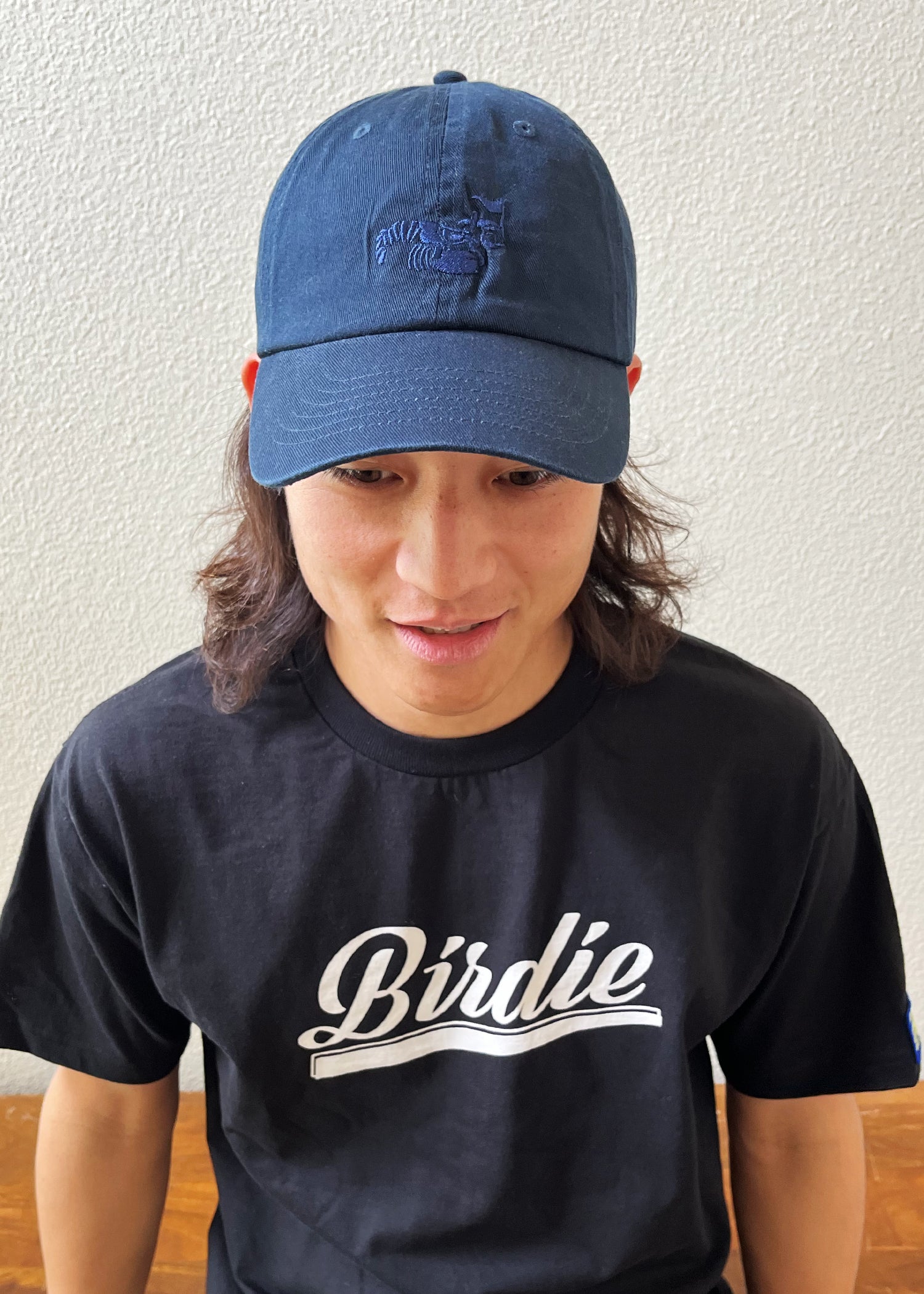 Lobster Cap Navy (Washed Classic Dad’s Cap) [HWCM004] – Yellow Lobster