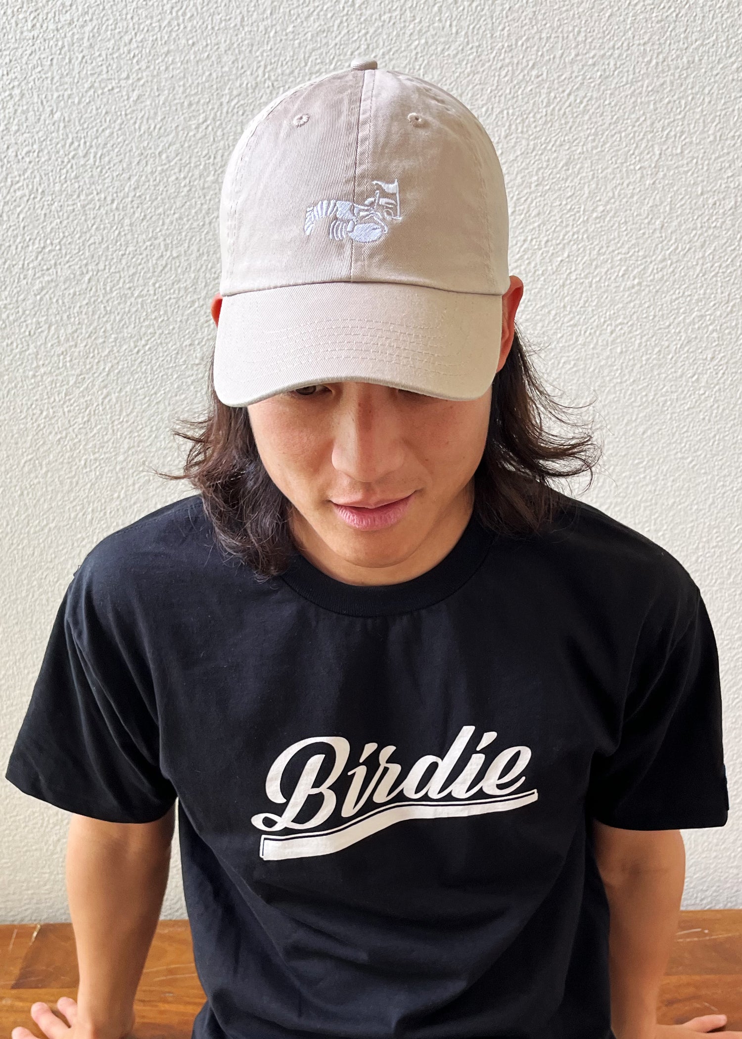 Lobster Cap Khaki (Washed Classic Dad’s Cap) [HWCM004] – Yellow Lobster